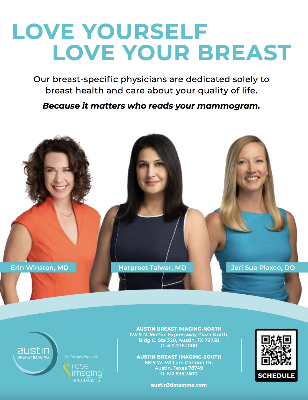Team of Radiologists Featured in Austin Life Magazine - Austin Breast ...